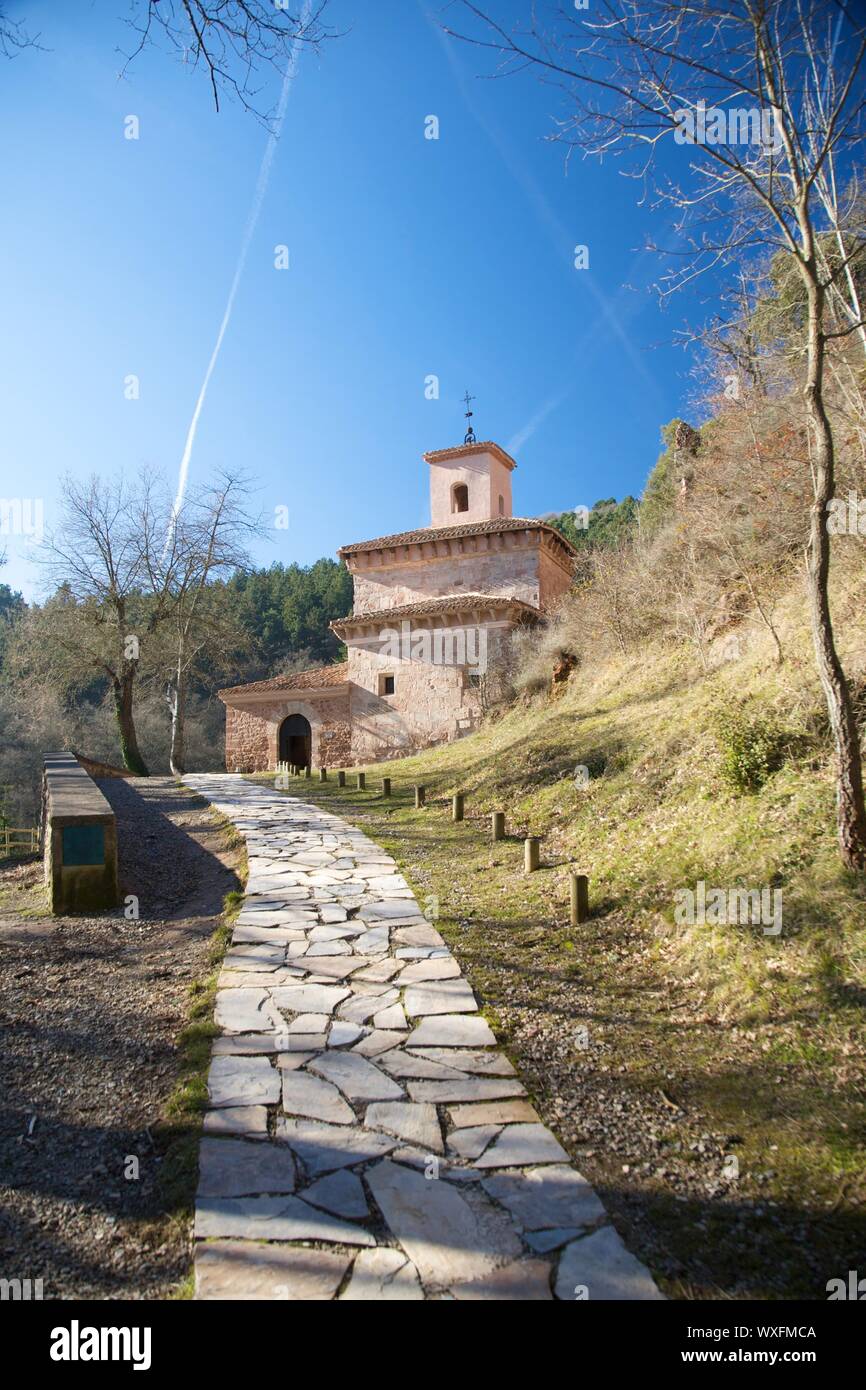 public monastery of suso at san millan de la cogolla la rioja in spain ...