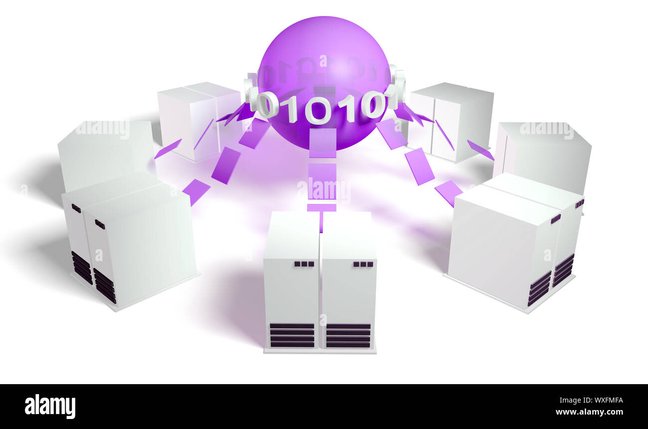 Social Media Servers System on the Internet Stock Photo - Alamy