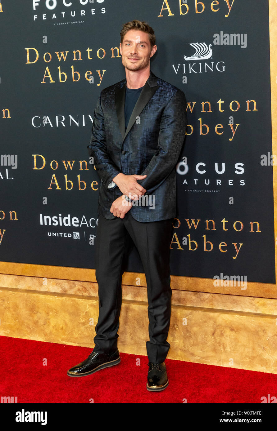 New York, NY - September 16, 2019: Max Brown attends the "Downton Abbey ...