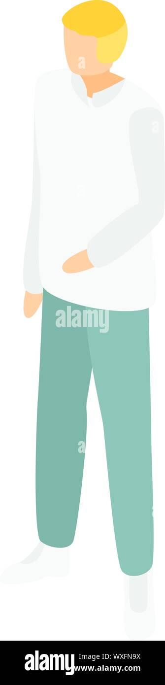 Manager man icon. Isometric of manager man vector icon for web design ...