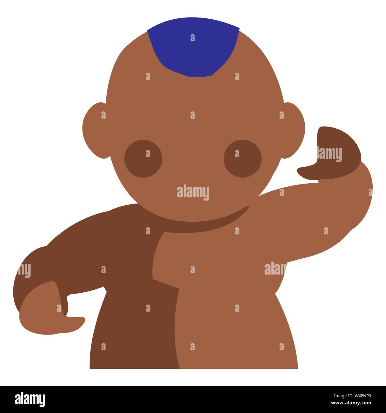 Avatar babies icon over white background, vector illustration Stock ...