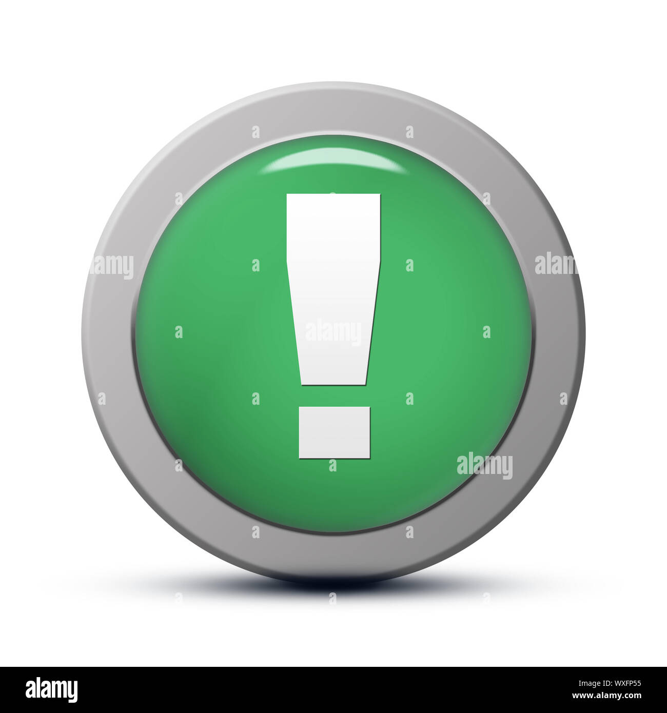 Warning danger caution round Cut Out Stock Images & Pictures - Alamy