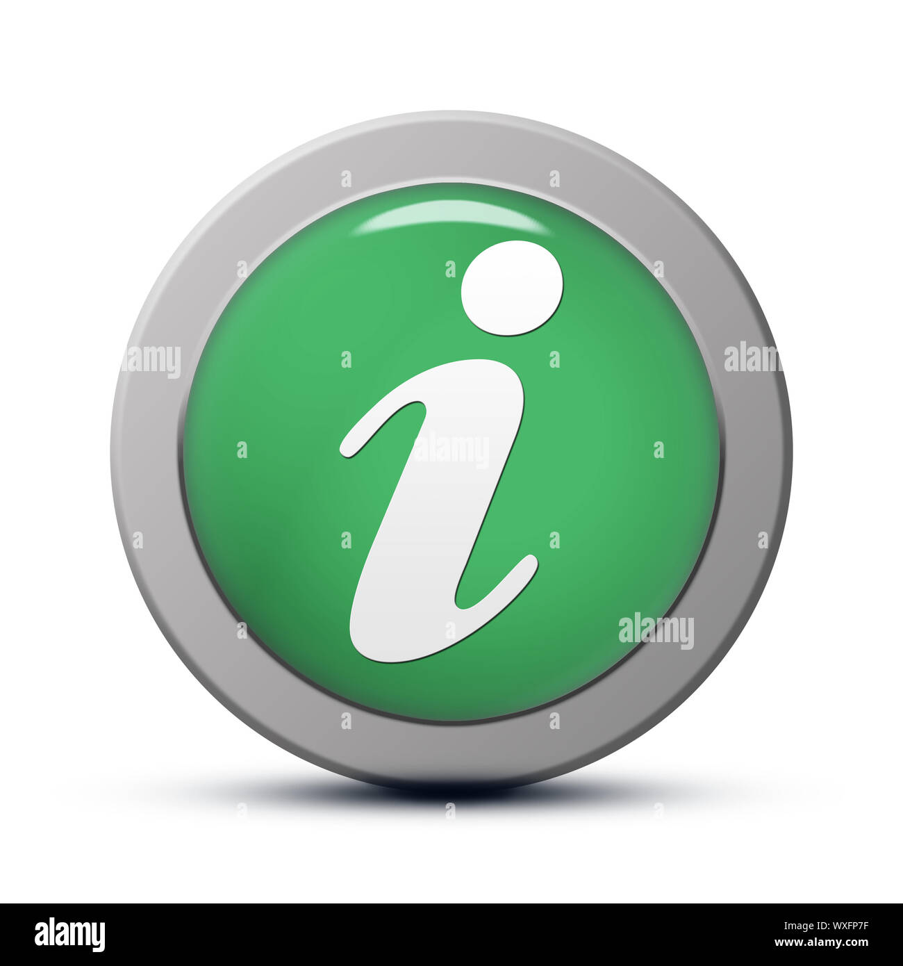 green round Icon series : Info button Stock Photo - Alamy