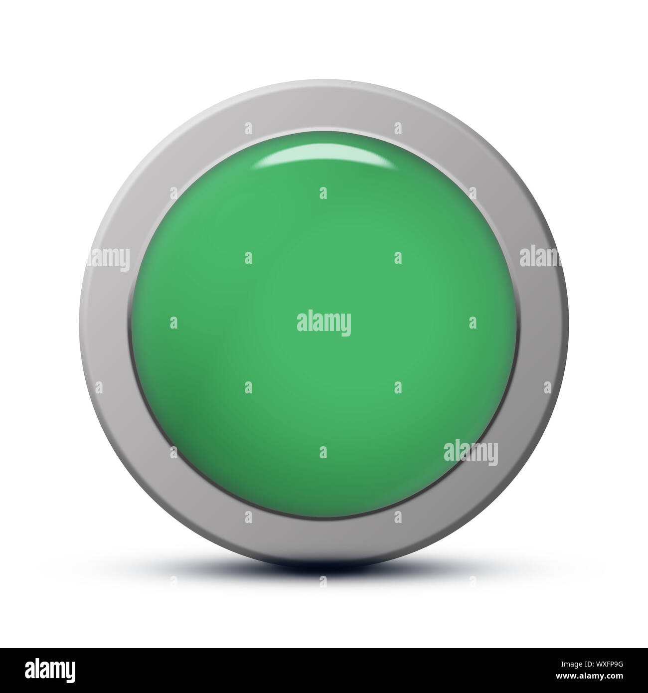 green round Icon series : clean button Stock Photo - Alamy