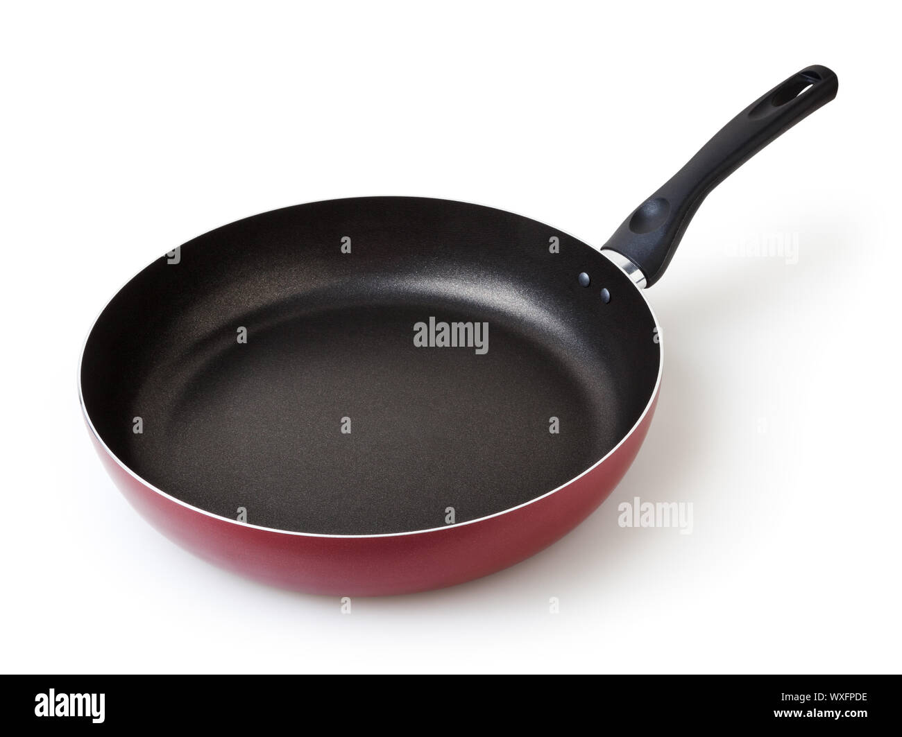 Frying pan isolated on white background with clipping path Stock Photo ...