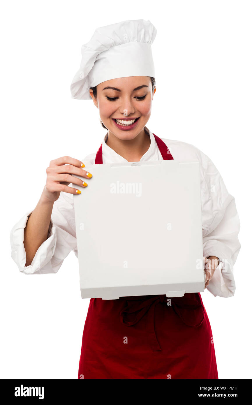 Beautiful female bakery posing hi-res stock photography and images - Alamy