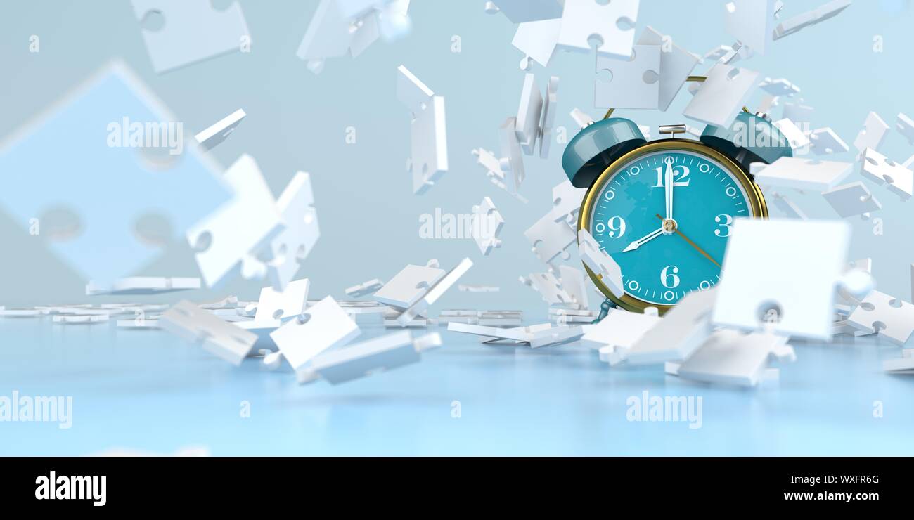 Alarmer Puzzle Pieces Stock Photo - Alamy