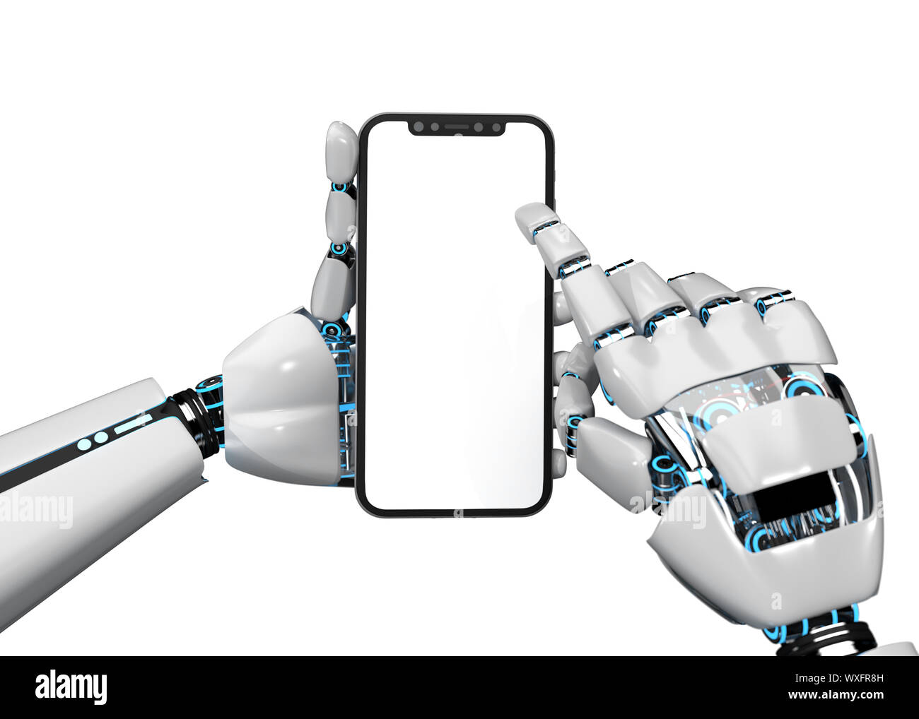 Robot Hands Smartphone Stock Photo - Alamy