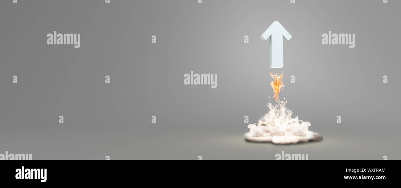 Starting Arrow Sign Stock Photo - Alamy