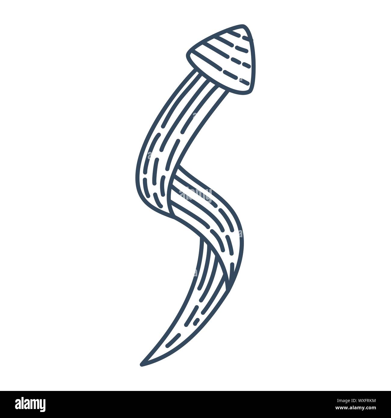 guide Way Arrow Direction collection Vector outline Stock Vector Image ...