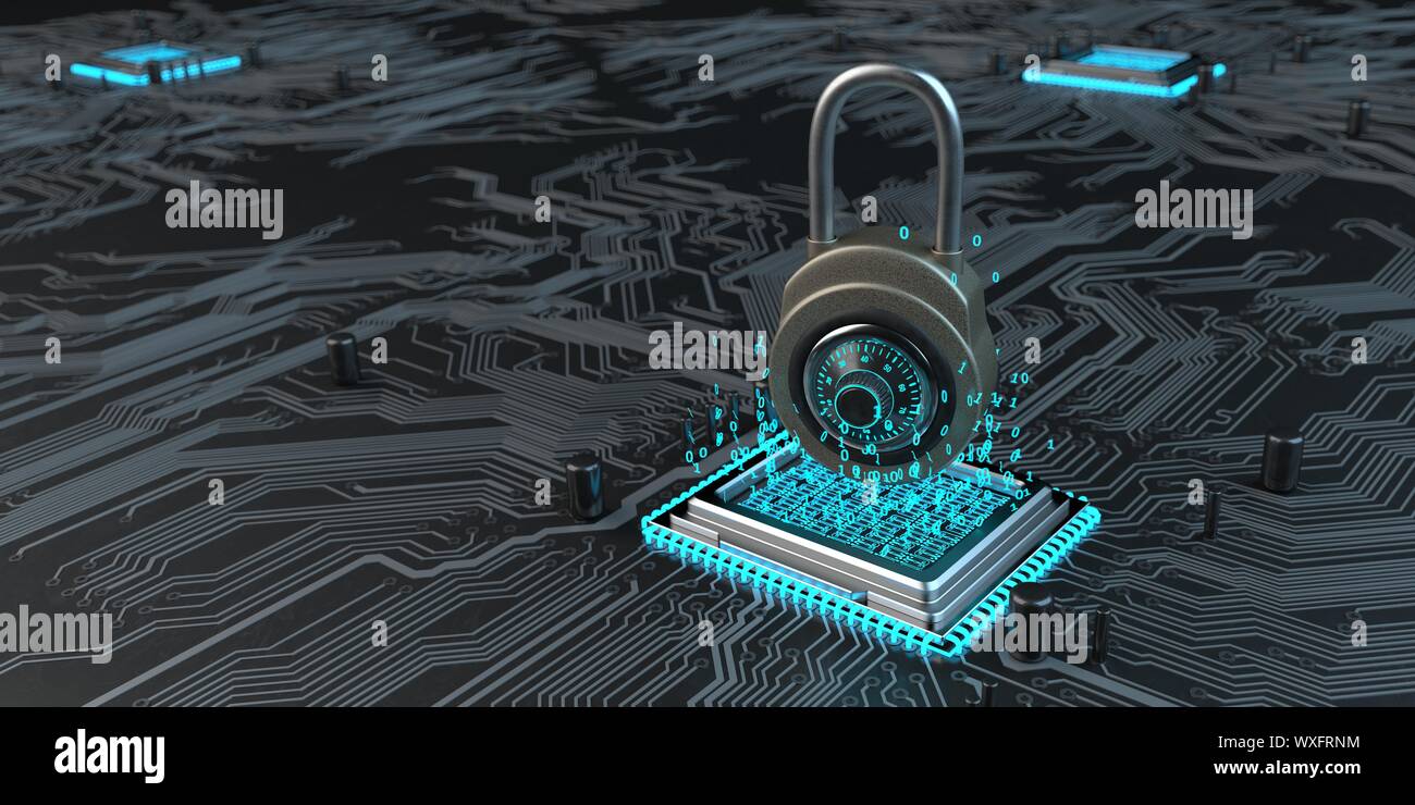 Cyber lock encryption hi-res stock photography and images - Alamy