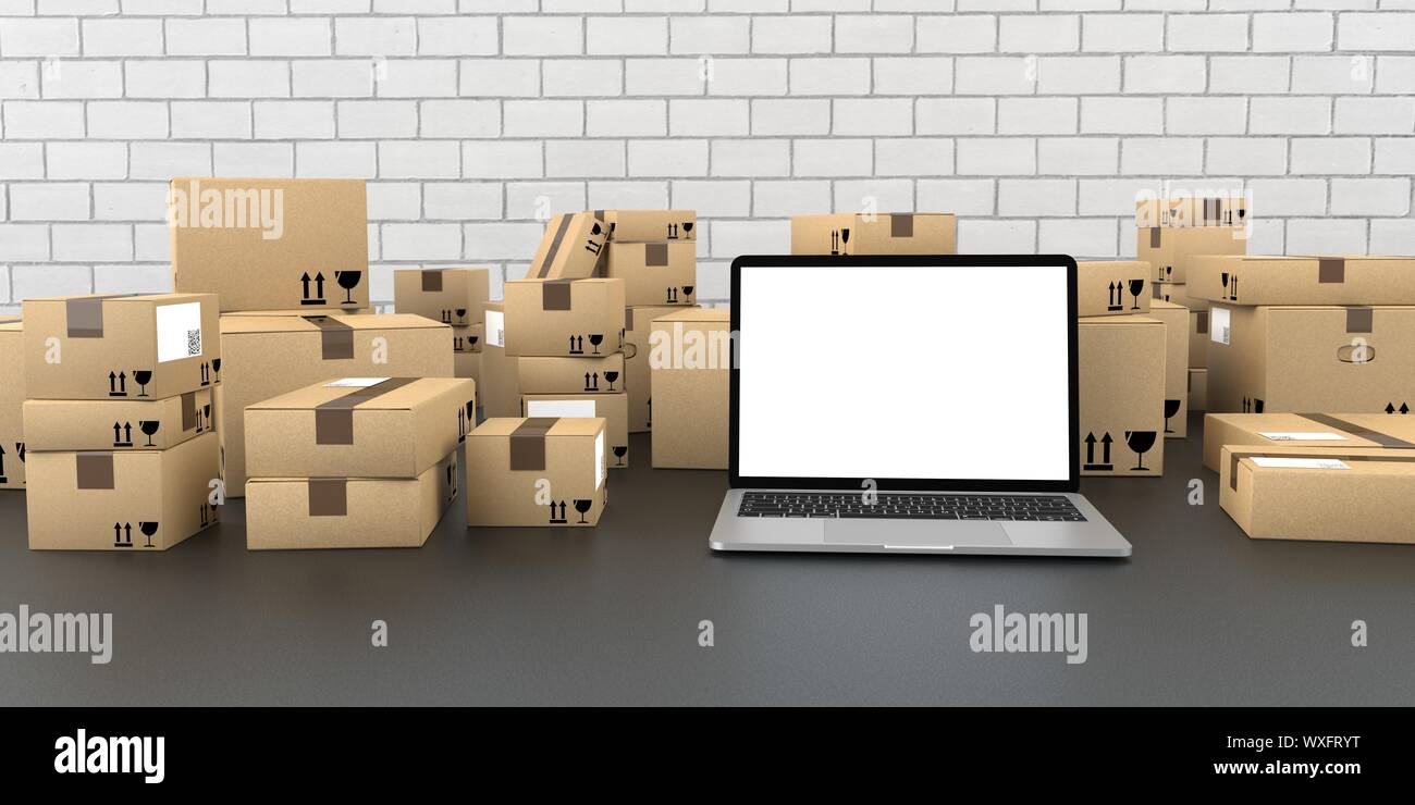 Shipping cartons hi-res stock photography and images - Alamy