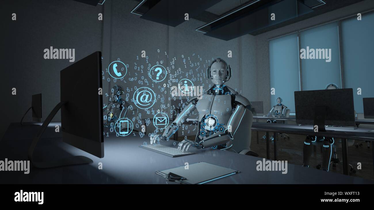 Contact center ai hi-res stock photography and images - Alamy