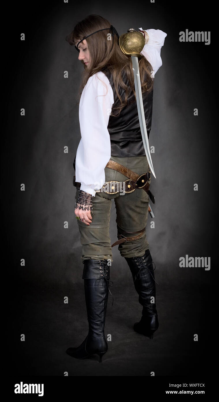 Female Pirate Eye Patch