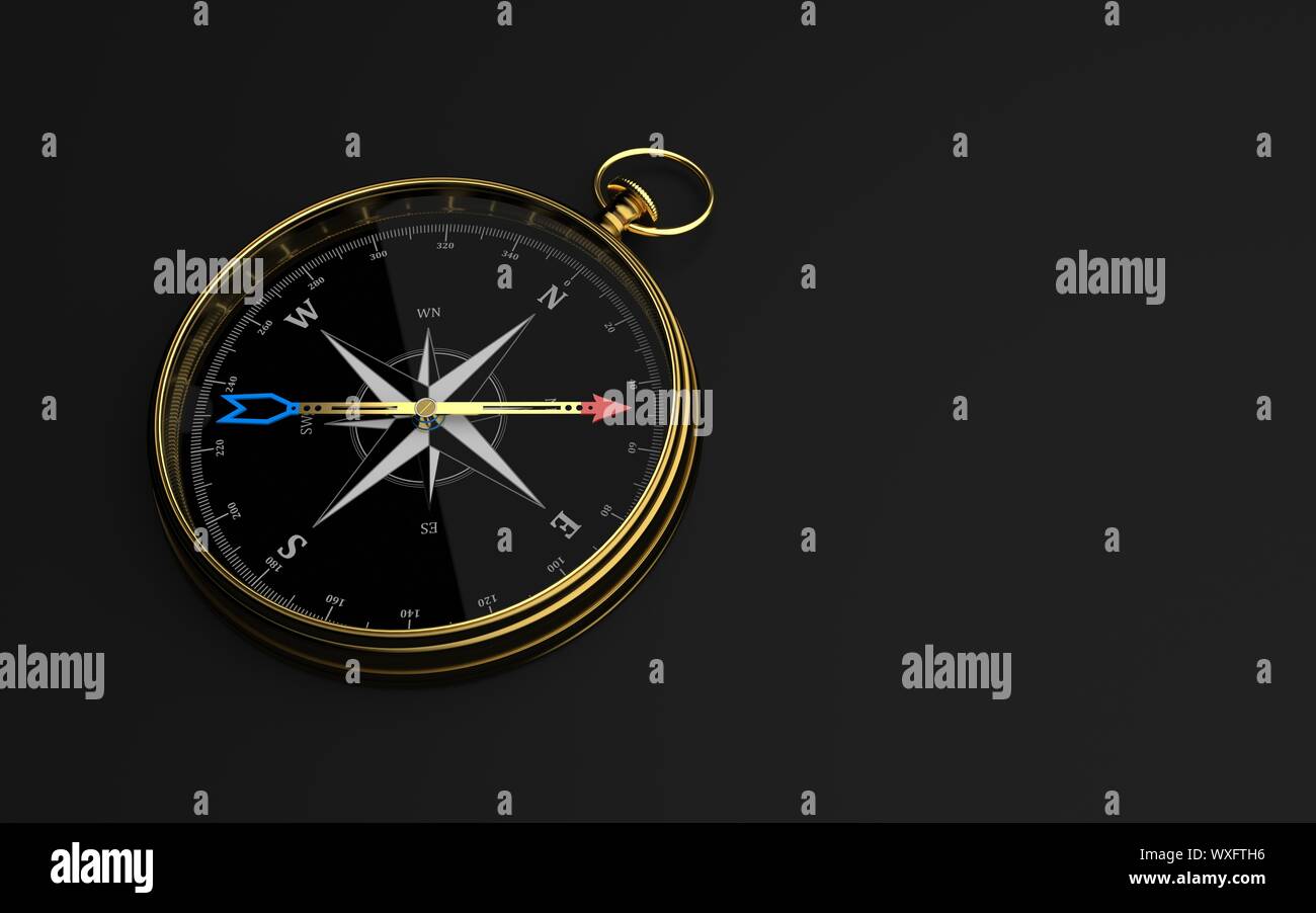 Illustration compass points cardinal direction hi-res stock photography ...