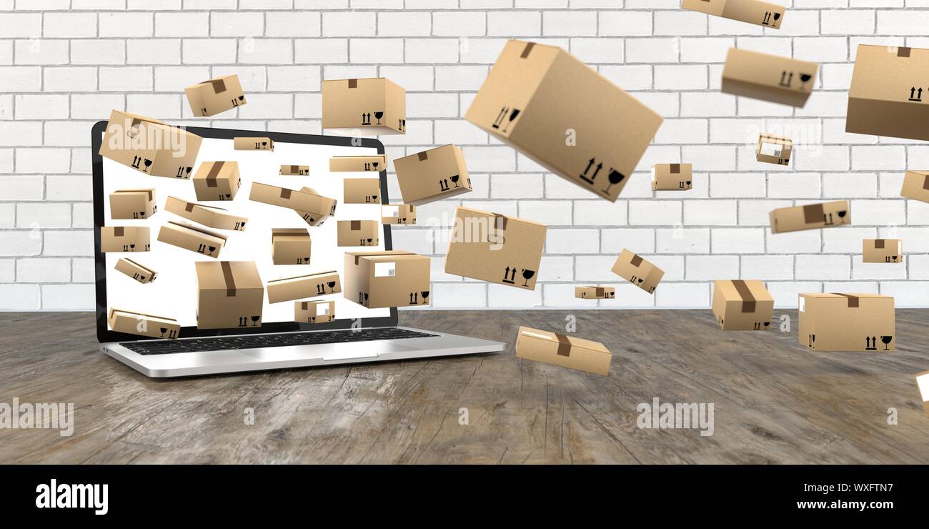 Shipping cartons hi-res stock photography and images - Alamy