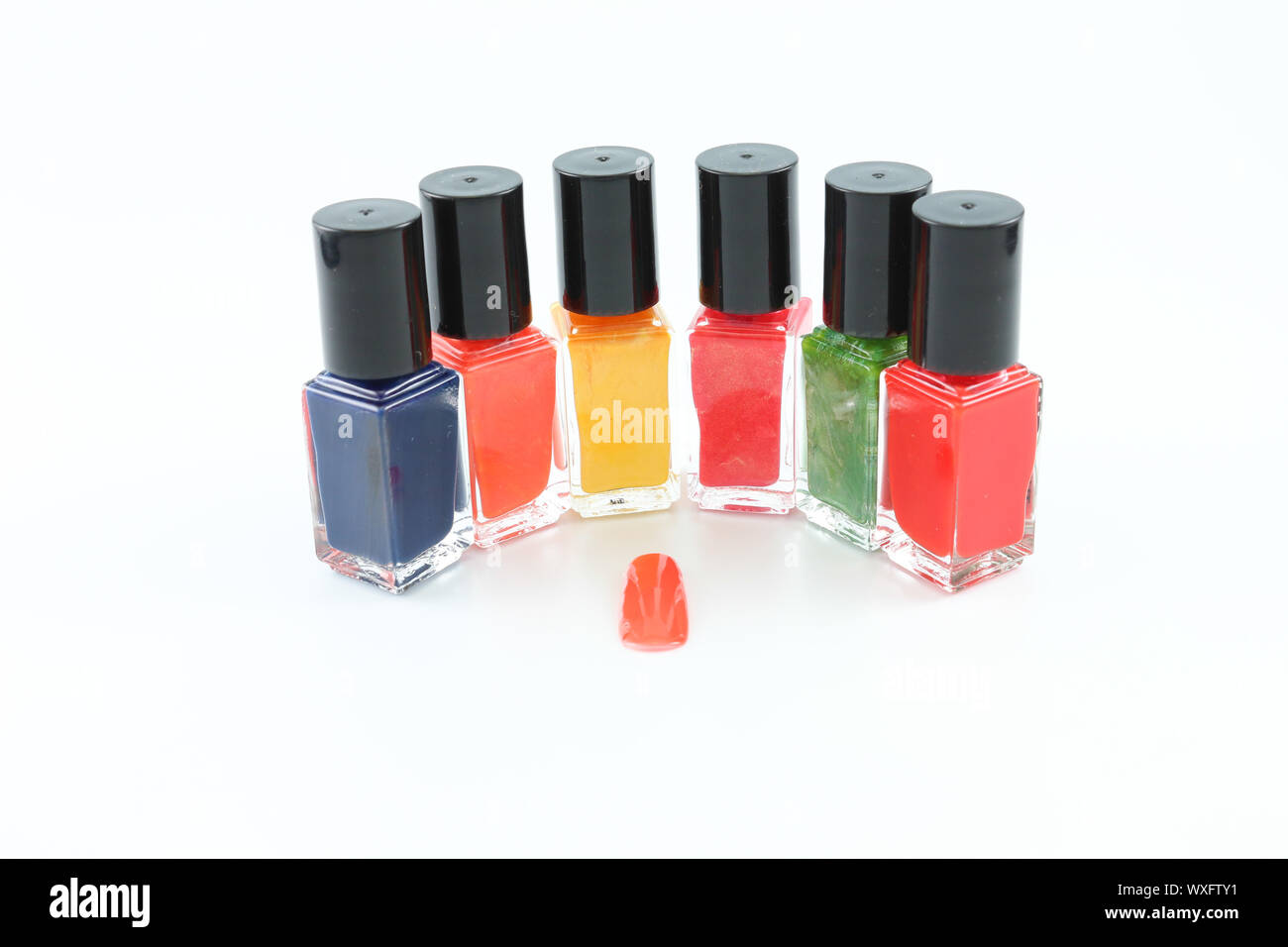 Different colors of fingernail polish hi-res stock photography and ...