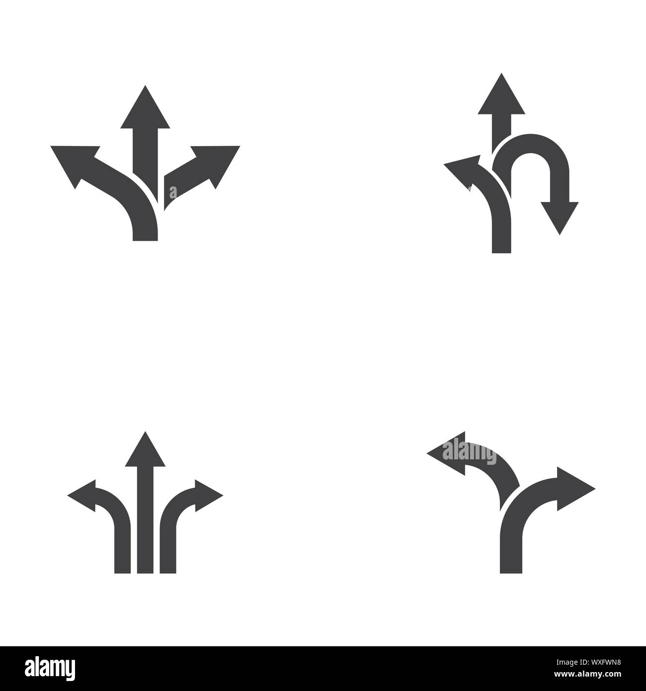 Pathway guidance Stock Vector Images - Alamy