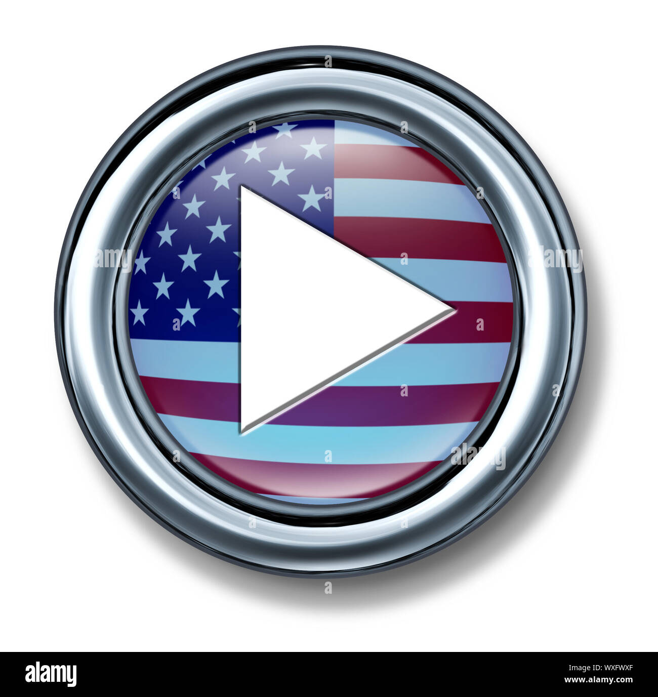 Play button symbol Cut Out Stock Images & Pictures - Alamy