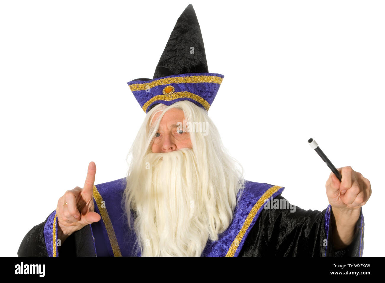 Old wizard isolated hi-res stock photography and images - Alamy