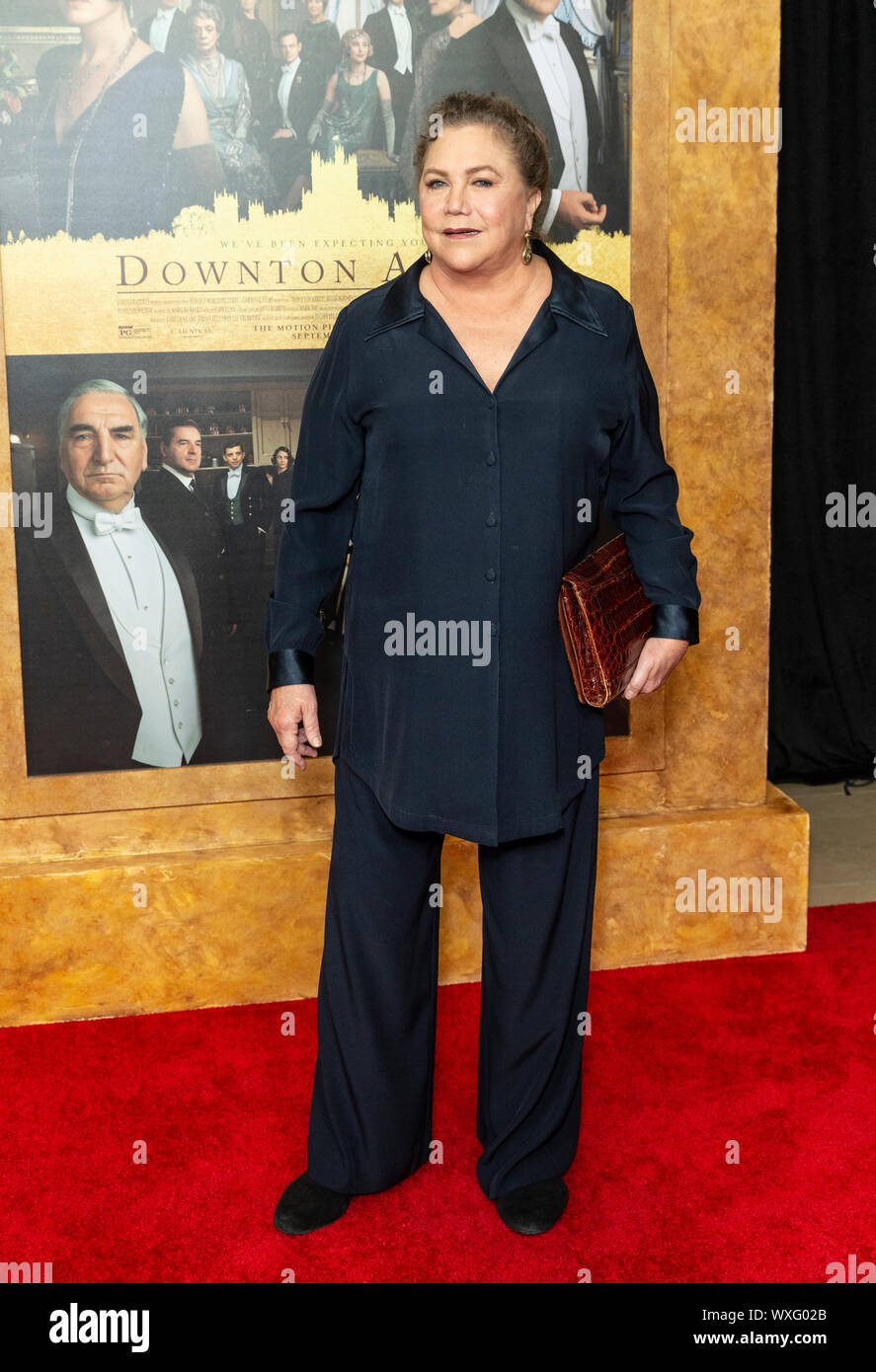 New York, NY - September 16, 2019: Kathleen Turner attends the "Downton ...