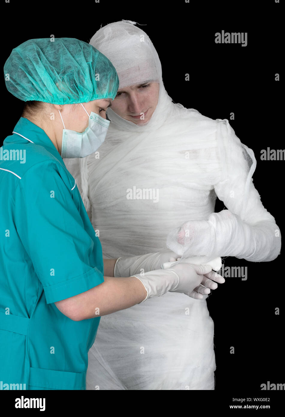 Funny Bandaged High Resolution Stock Photography and Images - Alamy