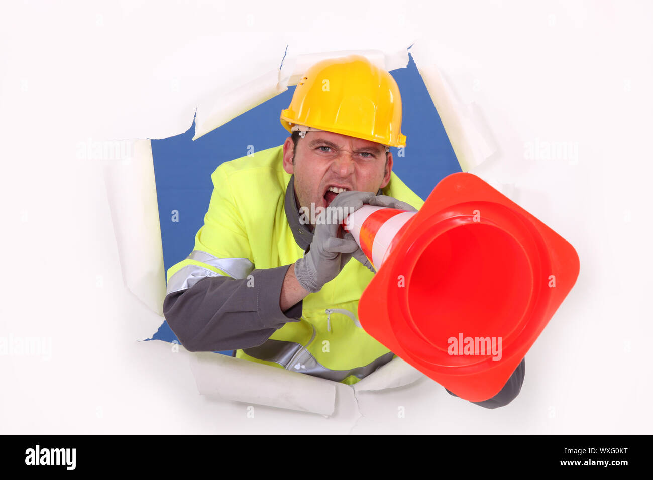 Broken megaphone hi-res stock photography and images - Alamy