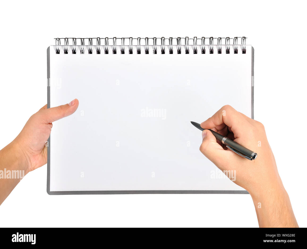 Hand drawing line open Cut Out Stock Images & Pictures - Alamy