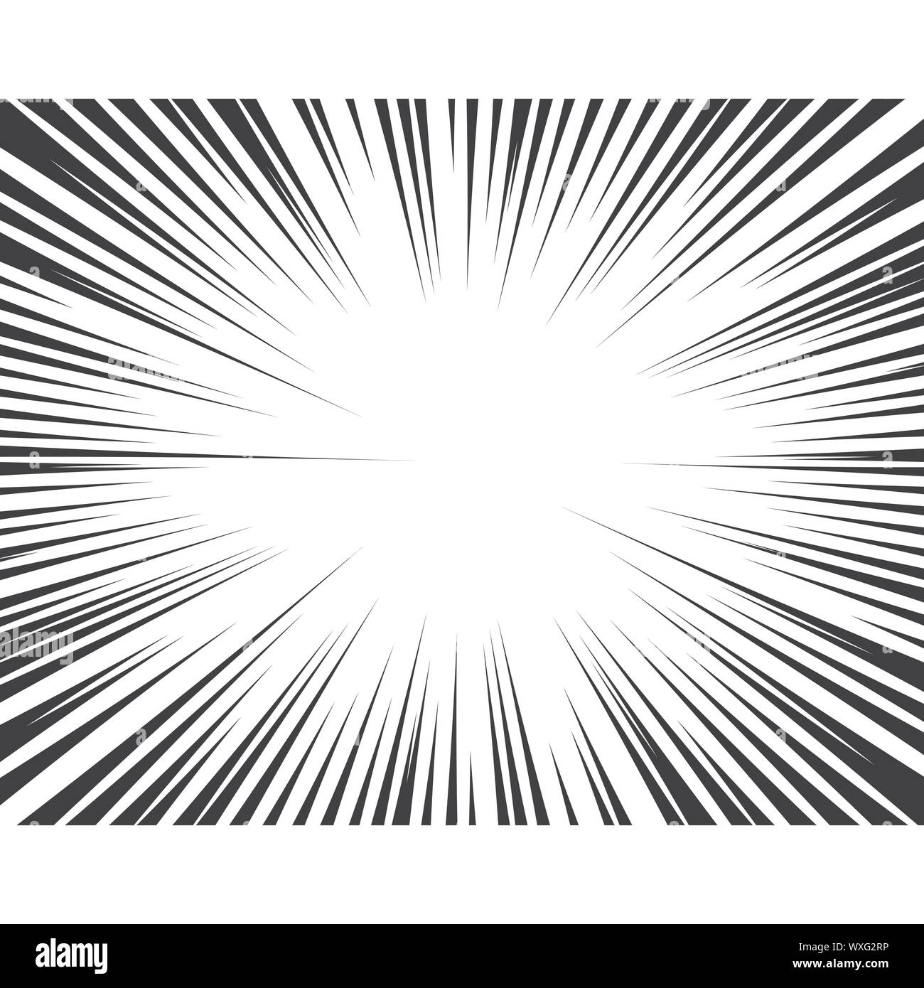Speed Lines Comic Book Design Element Vector Illustration Stock Vector ...
