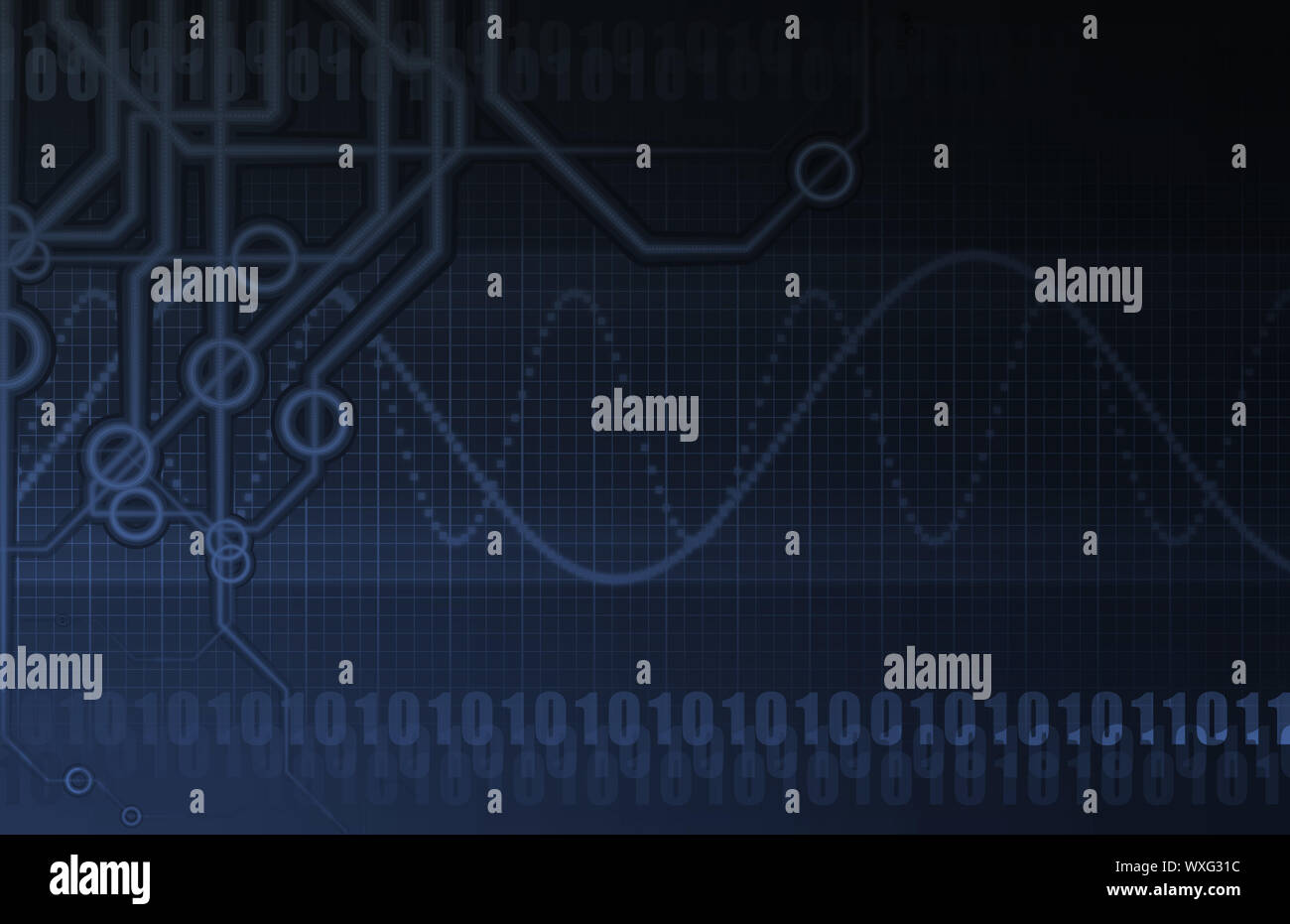 Futuristic Technology Data Flow as Art Abstract Stock Photo - Alamy