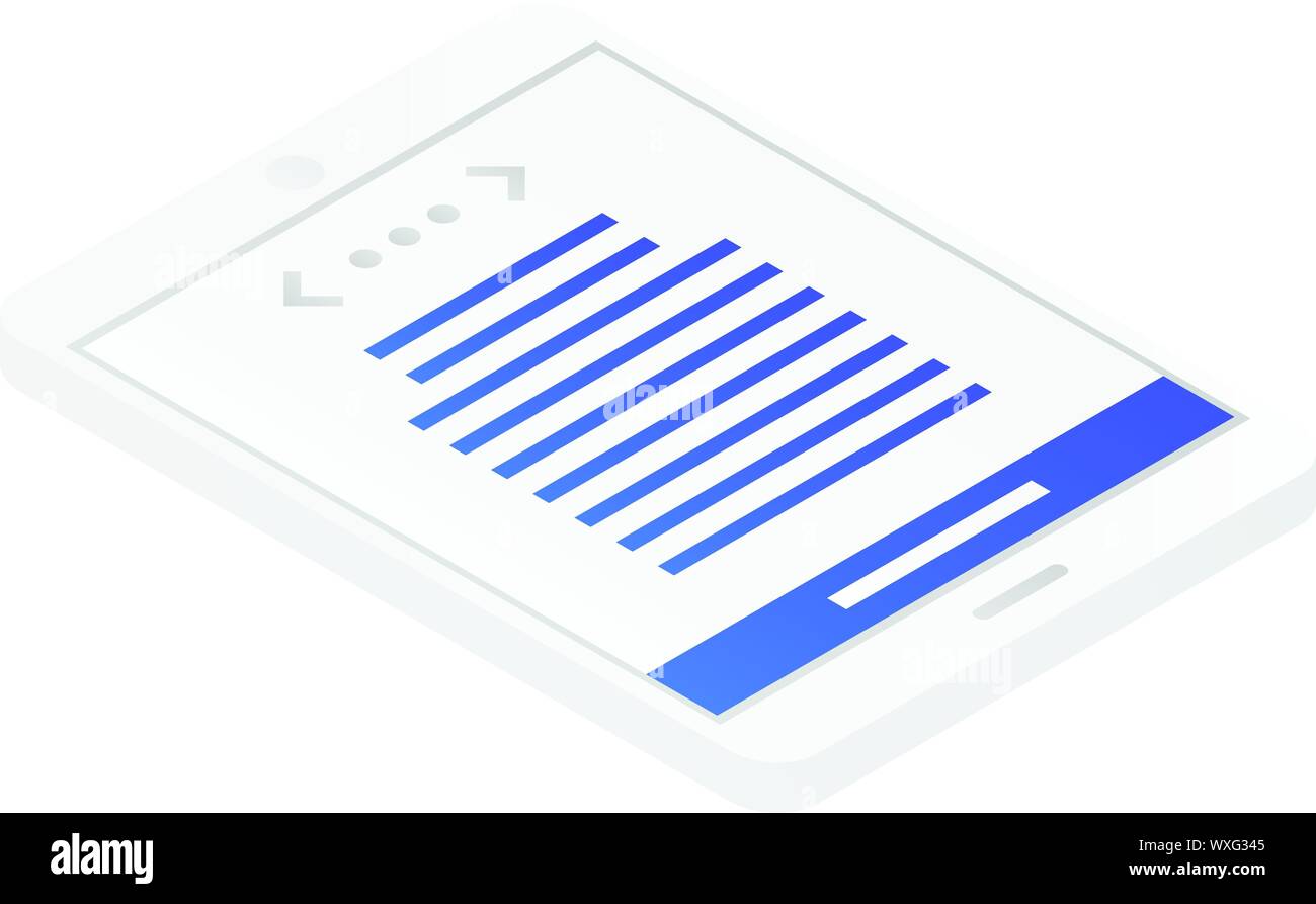 NAME icon. Isometric of NAME vector icon for web design isolated on ...