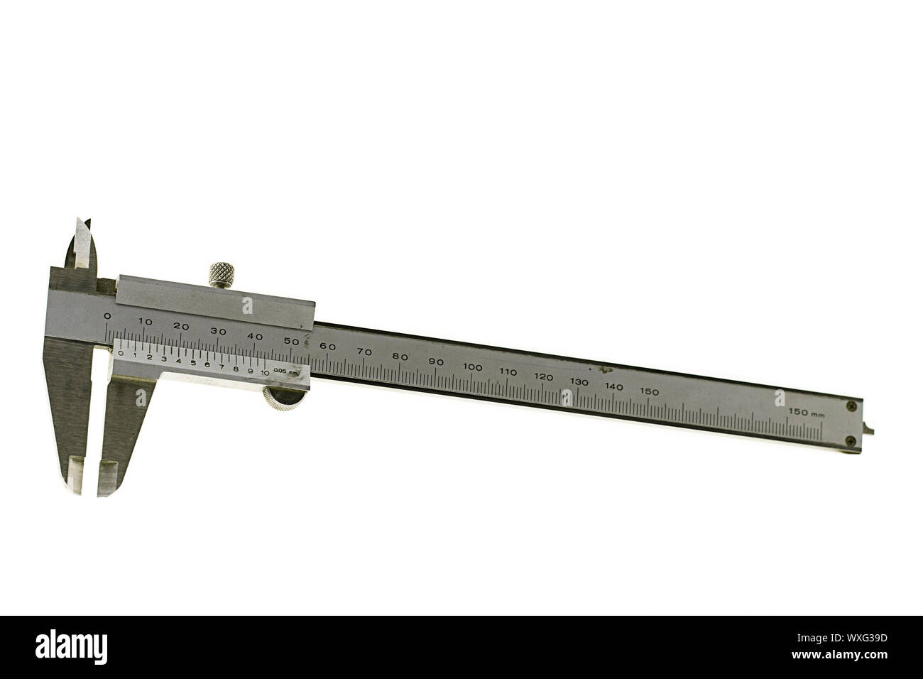 one caliper isolated on white background Stock Photo - Alamy