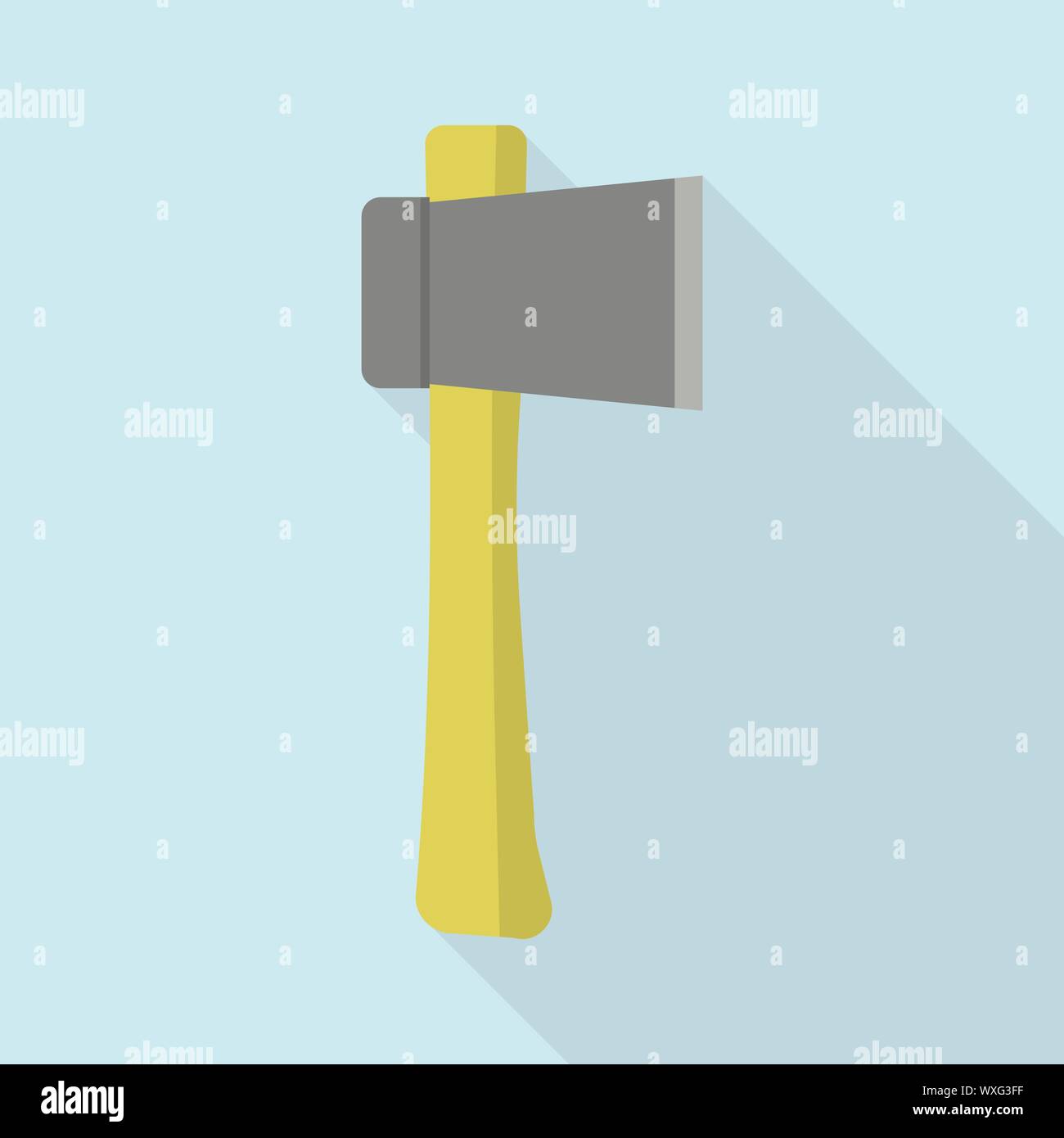 Farm axe icon. Flat illustration of farm axe vector icon for web design ...