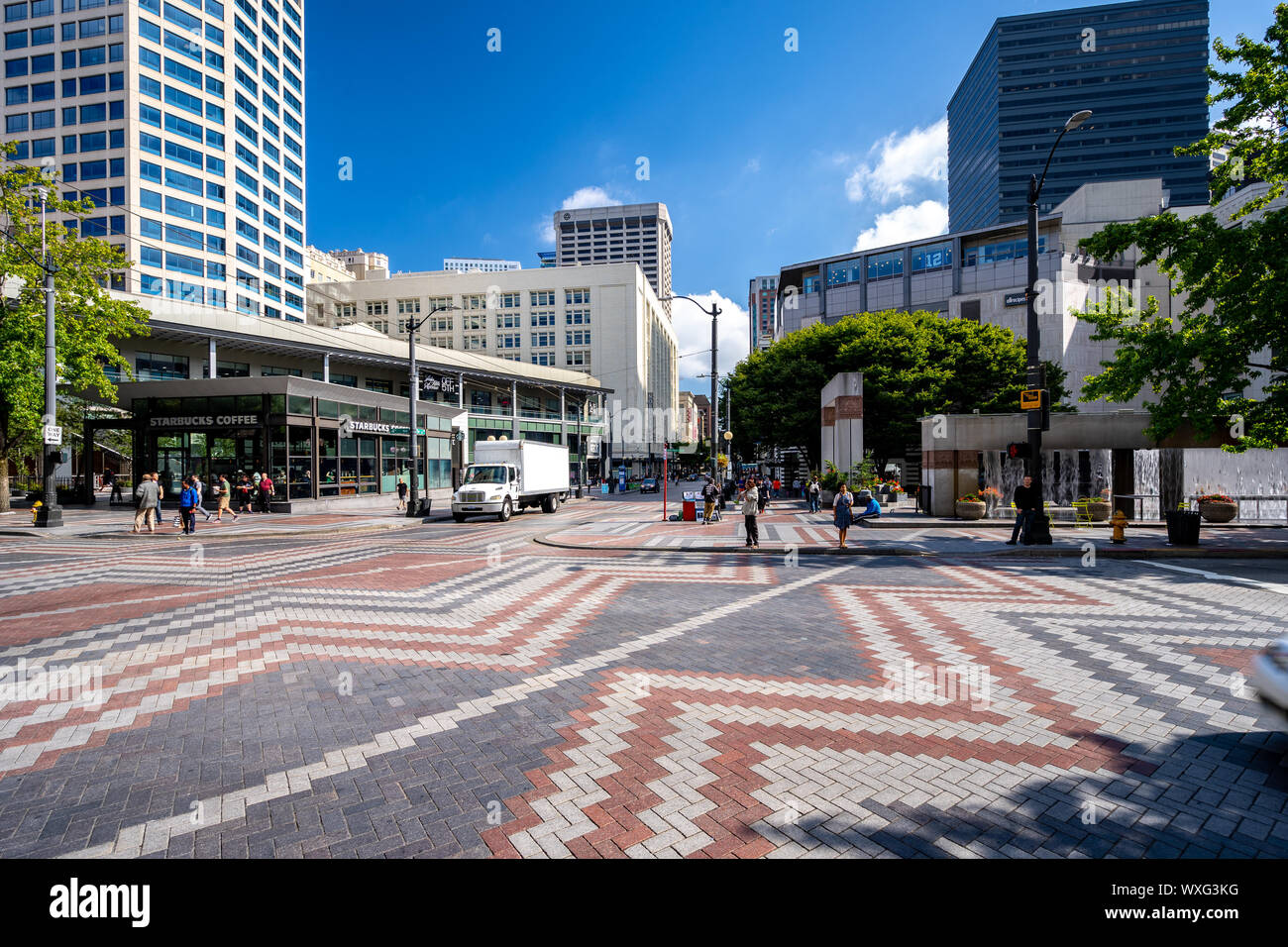 Seattle, Washington, USA - Downtown area Stock Photo - Alamy