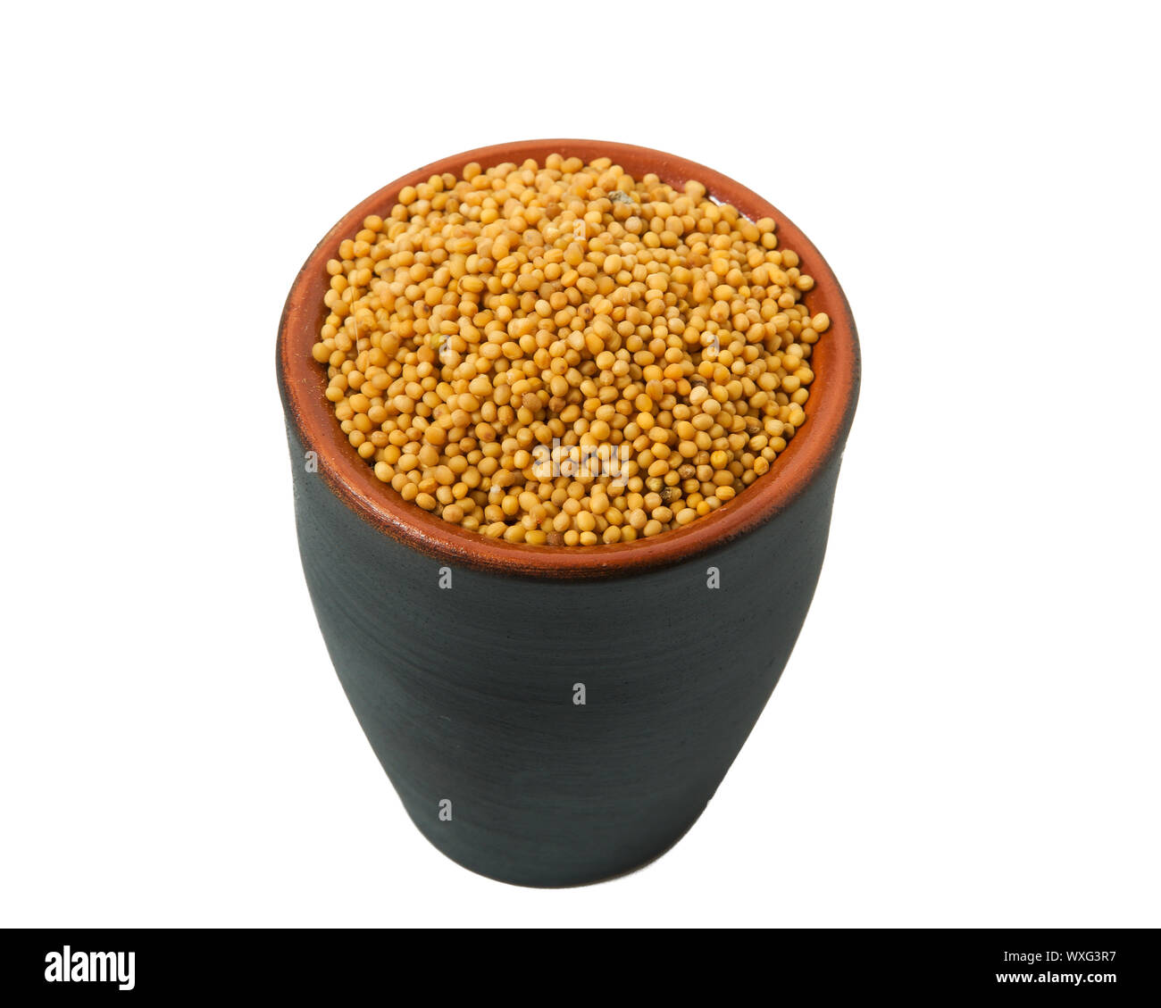 A mixture of seasonings in a bowl isolated on a white background. Spice ...