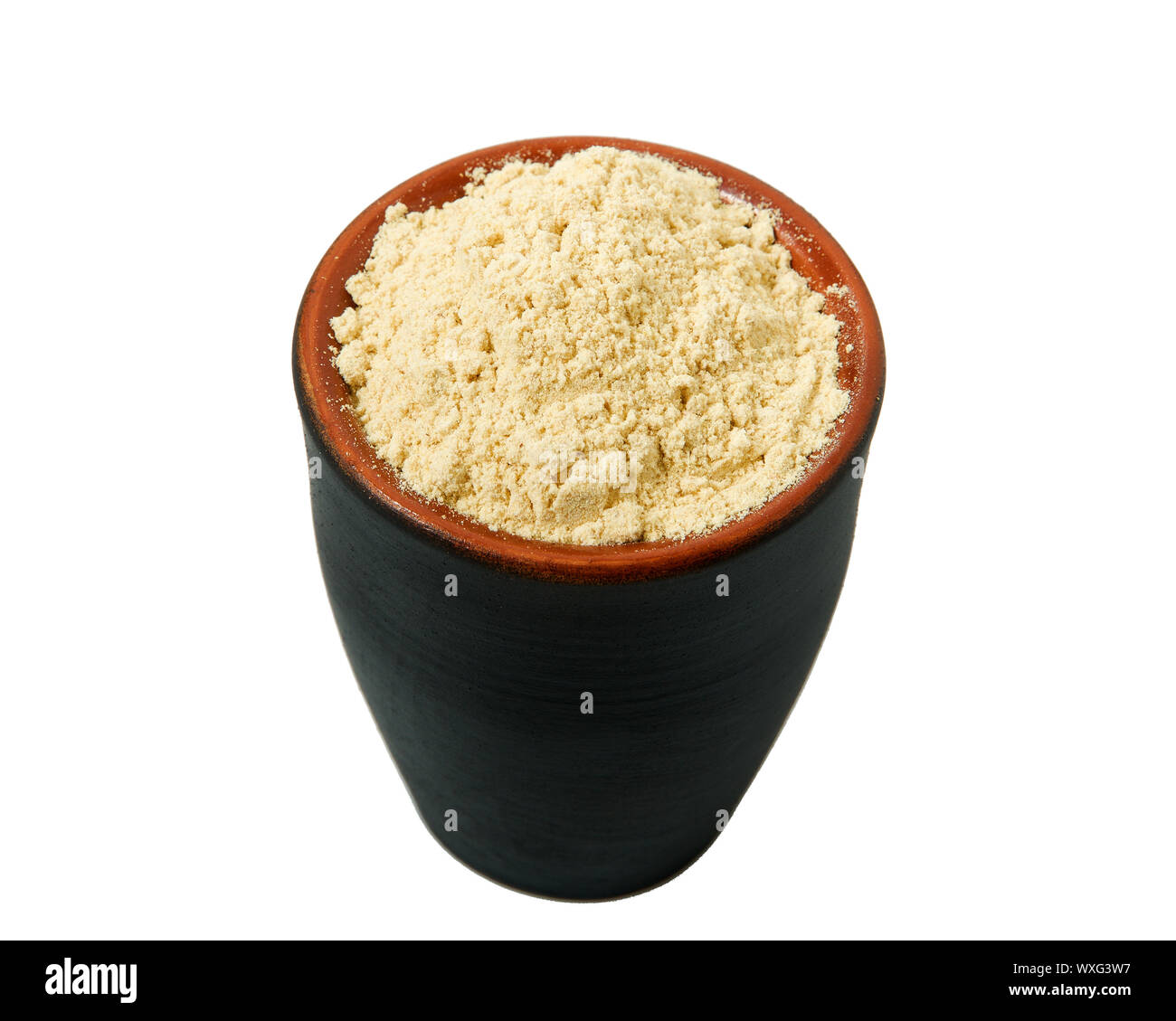 Powdered ginger white background hi-res stock photography and images ...
