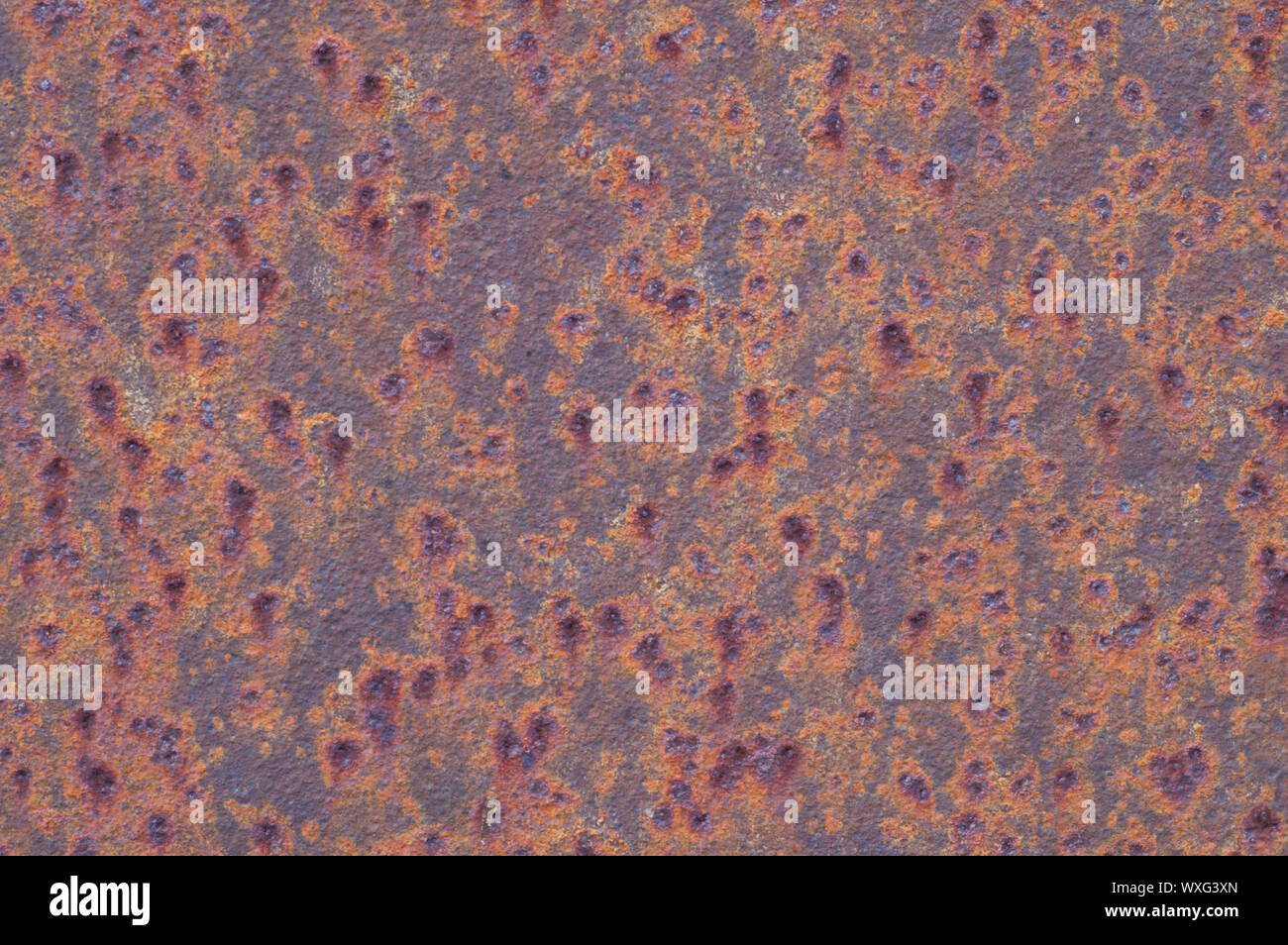 spots on the ferruginous sheet of metal Stock Photo - Alamy