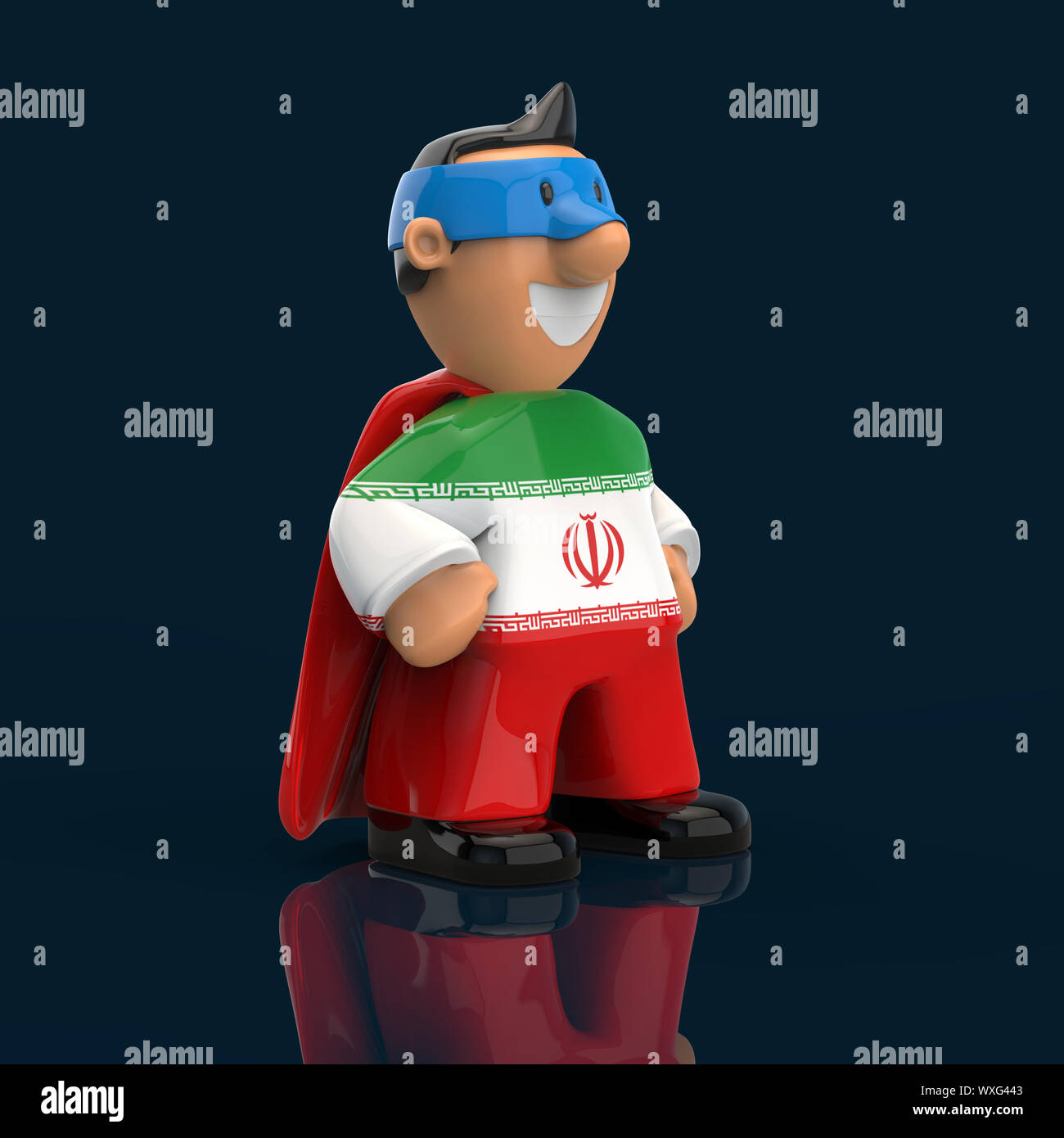Superhero concept - 3D Illustration Stock Photo - Alamy