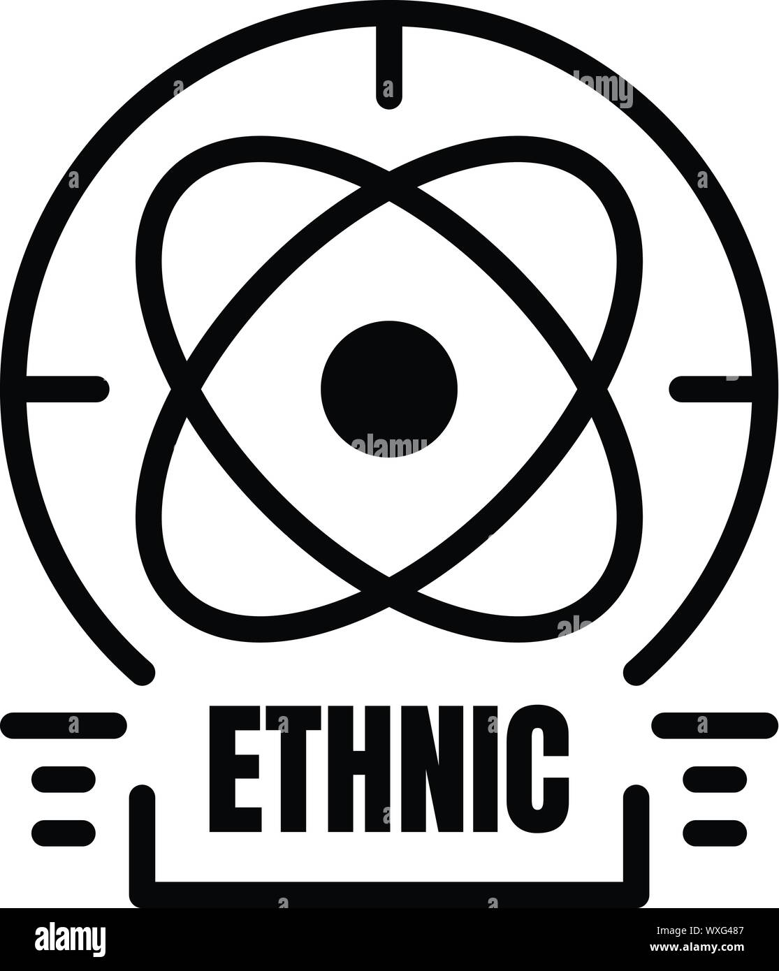 Ethnic alchemy icon. Outline ethnic alchemy vector icon for web design ...