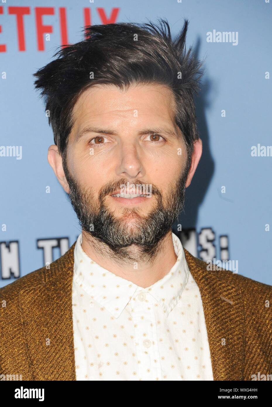 Los Angeles, CA. 16th Sep, 2019. Adam Scott at arrivals for BETWEEN TWO ...