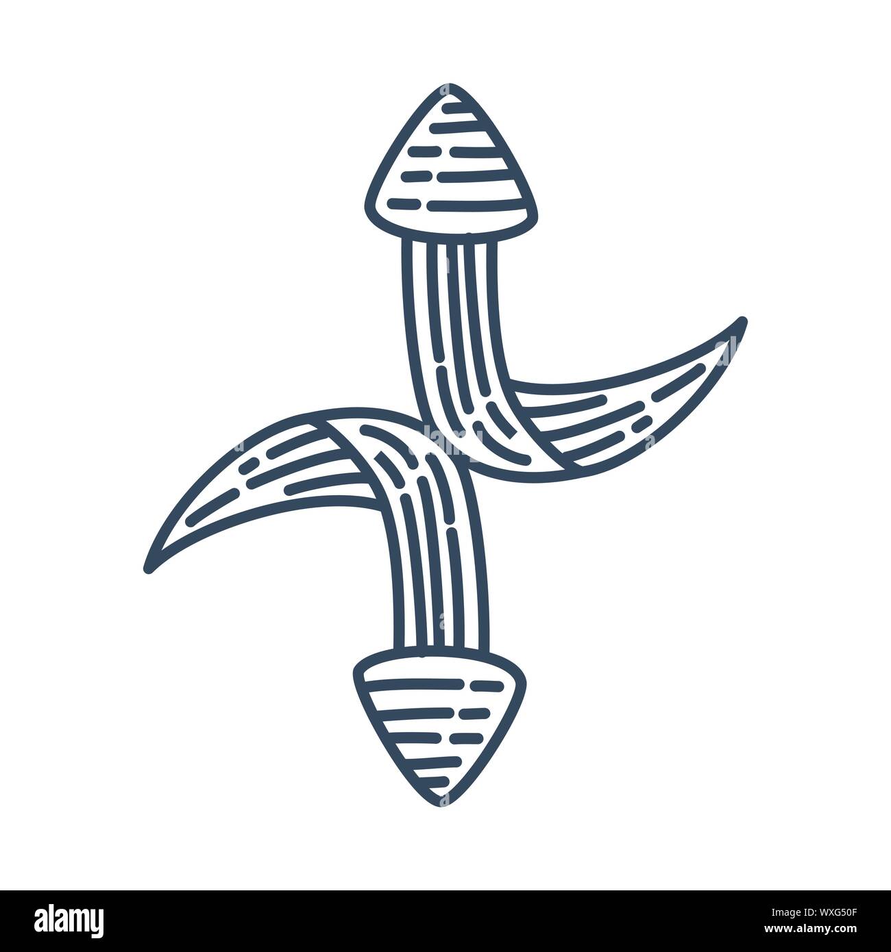 Exchange Two Arrow Direction collection Vector outline Stock Vector ...