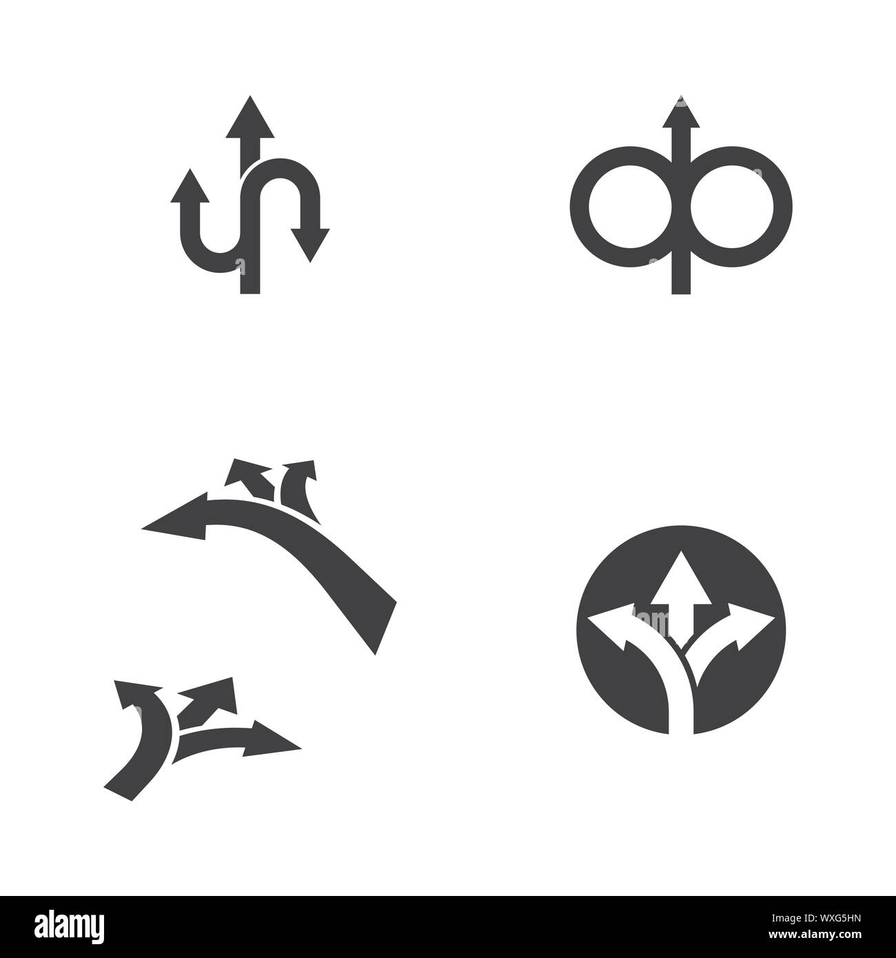 Way vector icon illustration design template Stock Vector Image & Art ...