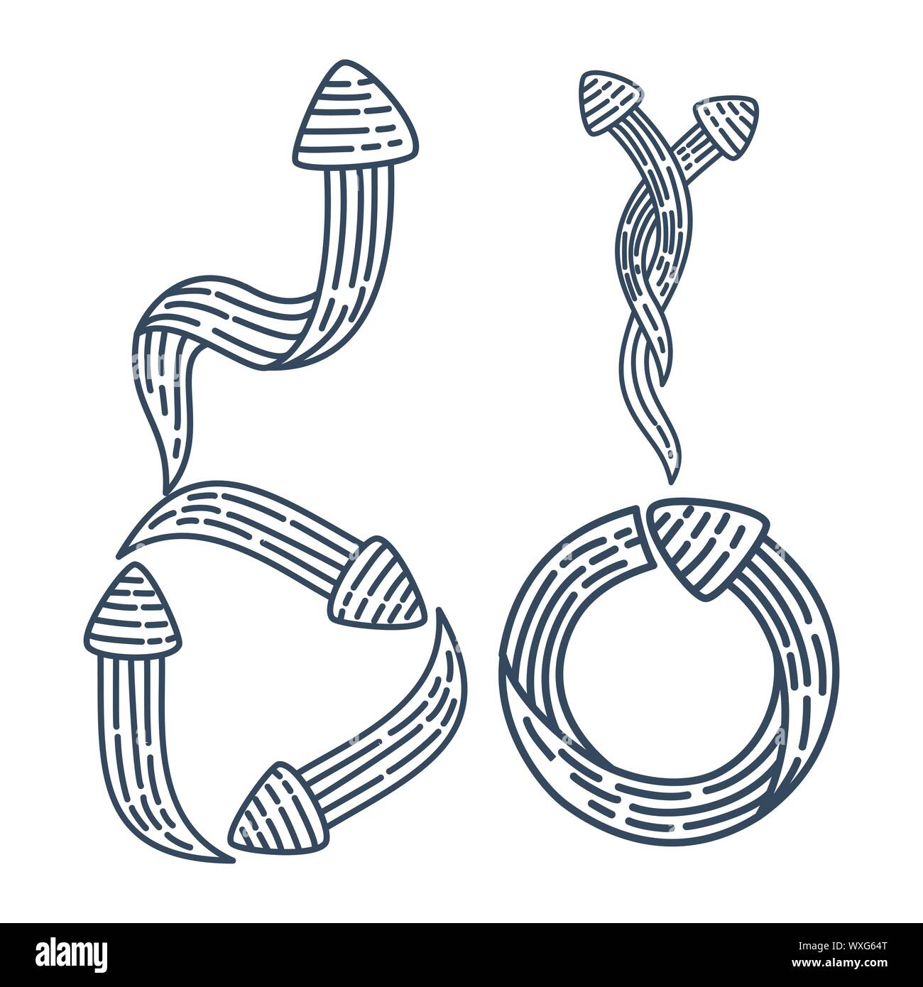 Triangle Rotation Arrow Direction collection Vector outline Set Stock ...