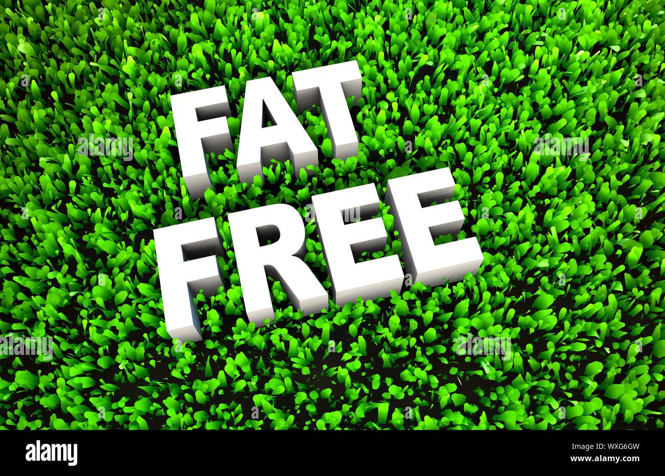 Fat Free and No Fats in Your Food Stock Photo - Alamy