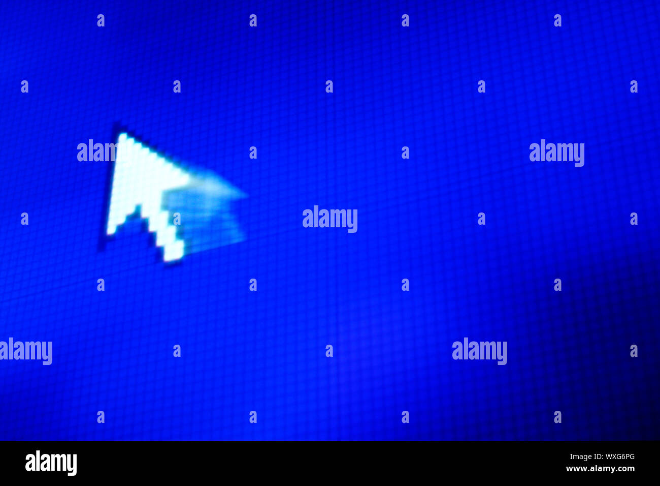 cursor arrow in move abstract background Stock Photo - Alamy