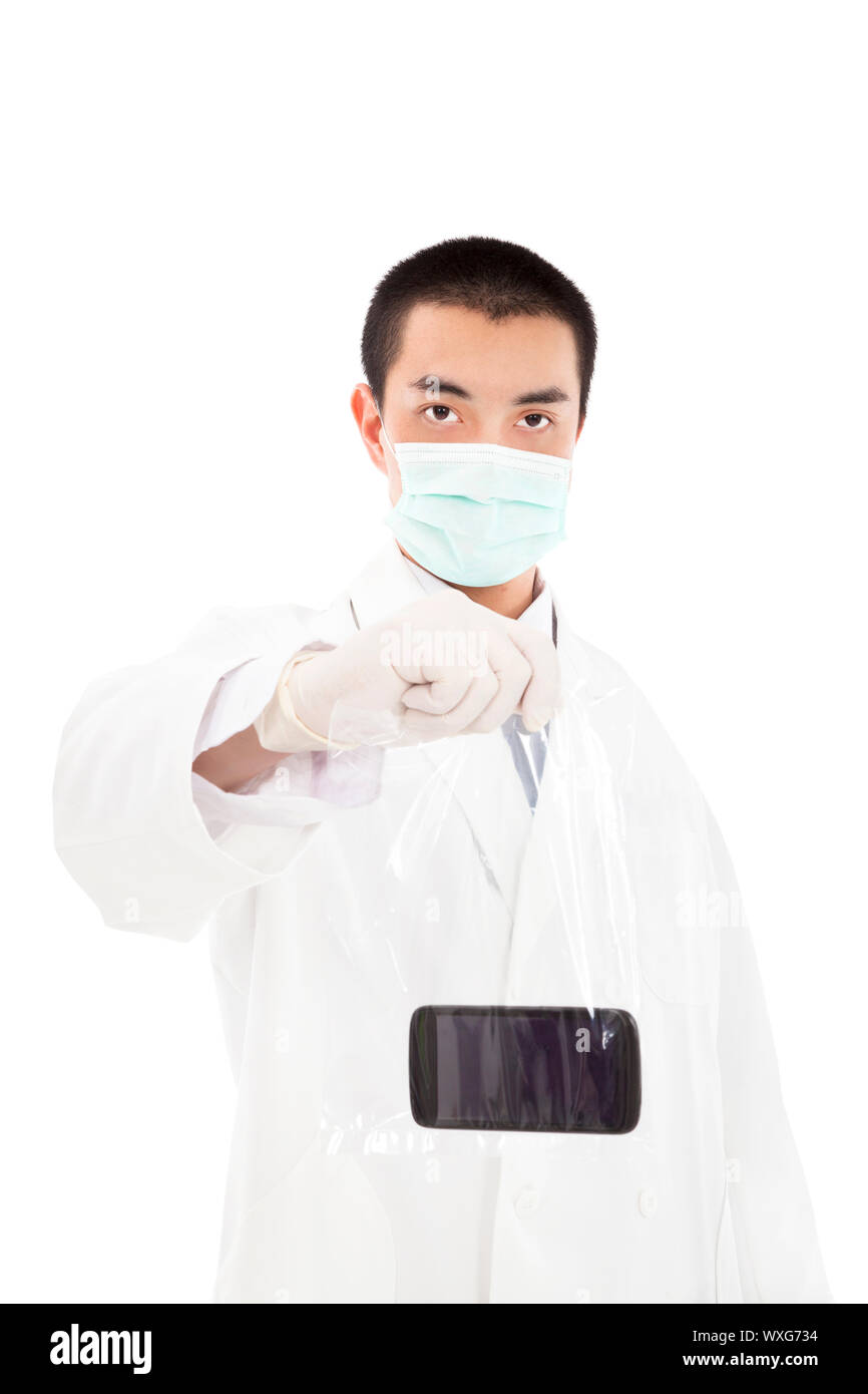 Detective examining evidence magnifying hi-res stock photography and ...
