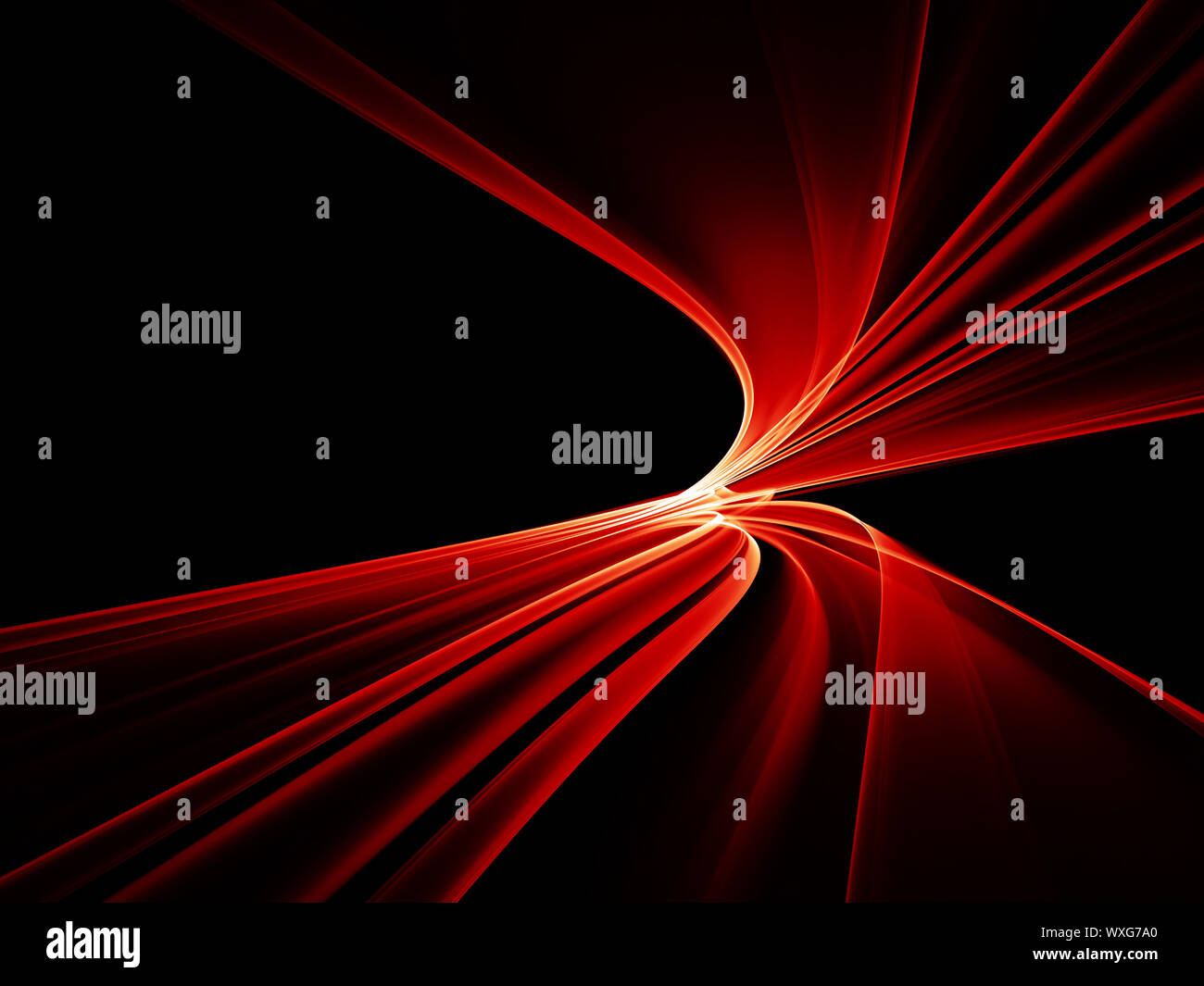Background design of motion trails in perspective on the subject of ...