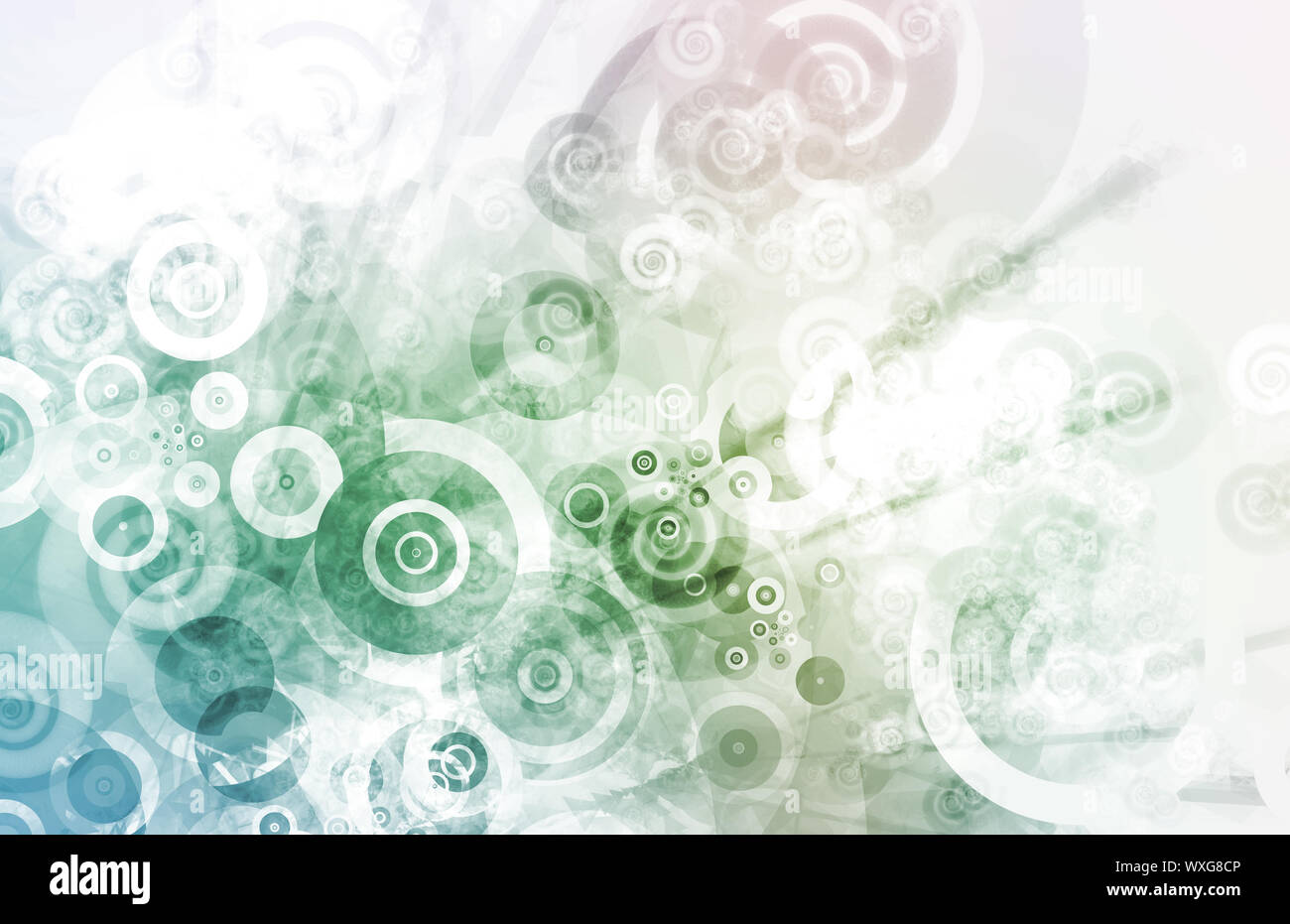 Modern Abstract Background with Many Circles Art Stock Photo - Alamy