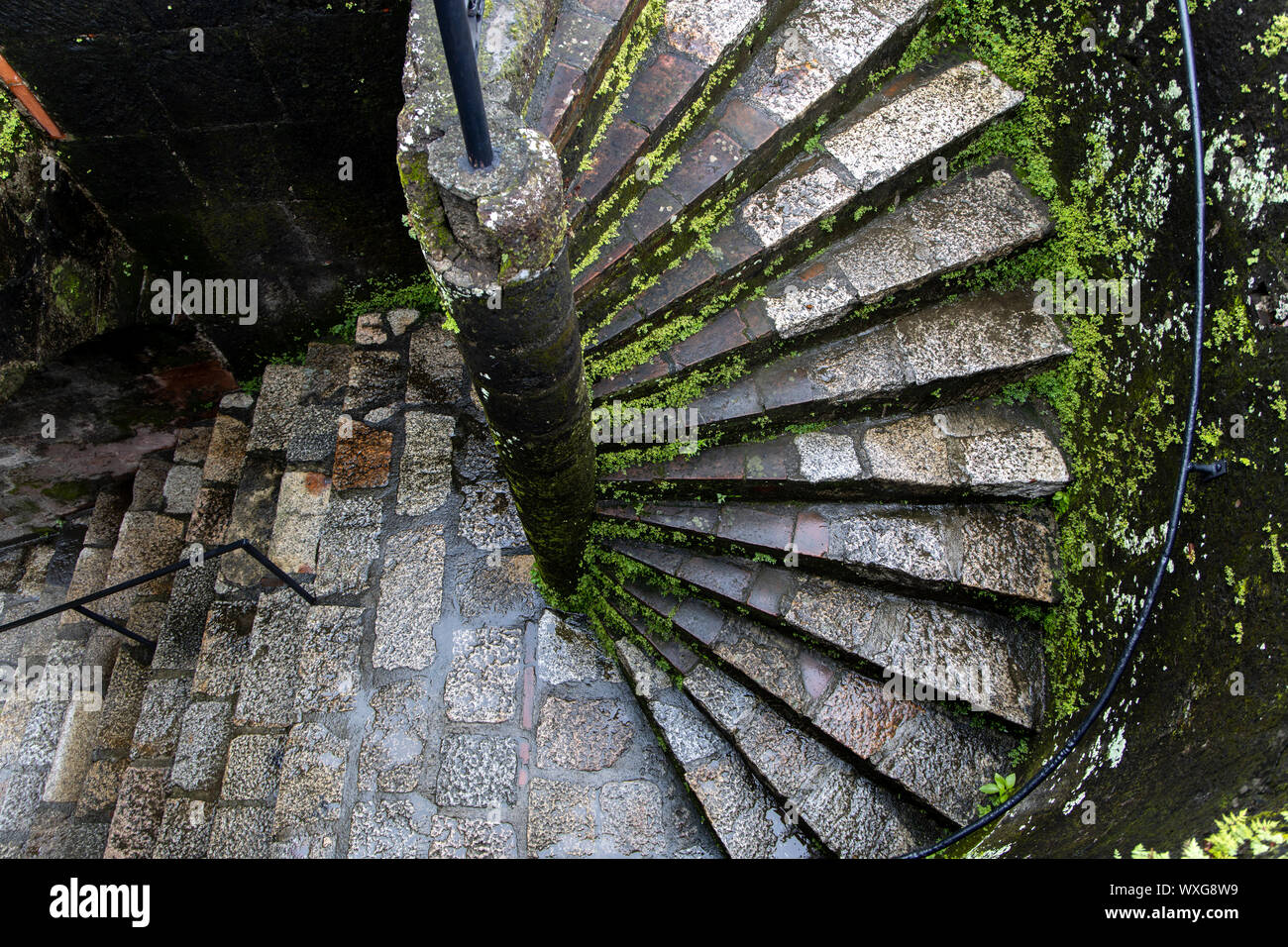 Stairway to prison at Intramuros, Manila, Philippines Stock Photo - Alamy
