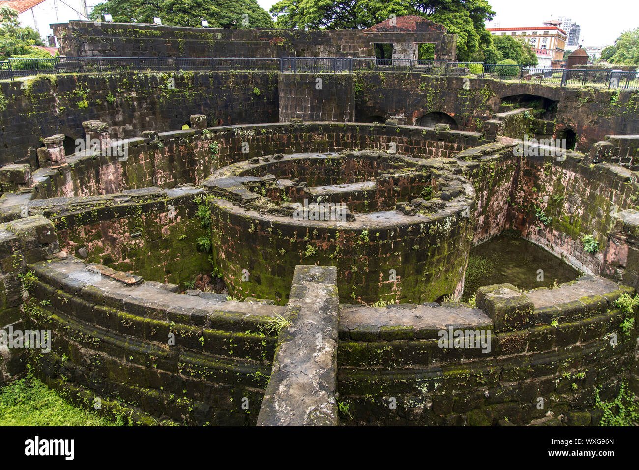 Spanish Colonial Prison in Intramuros, Manila, Philippines Stock Photo ...